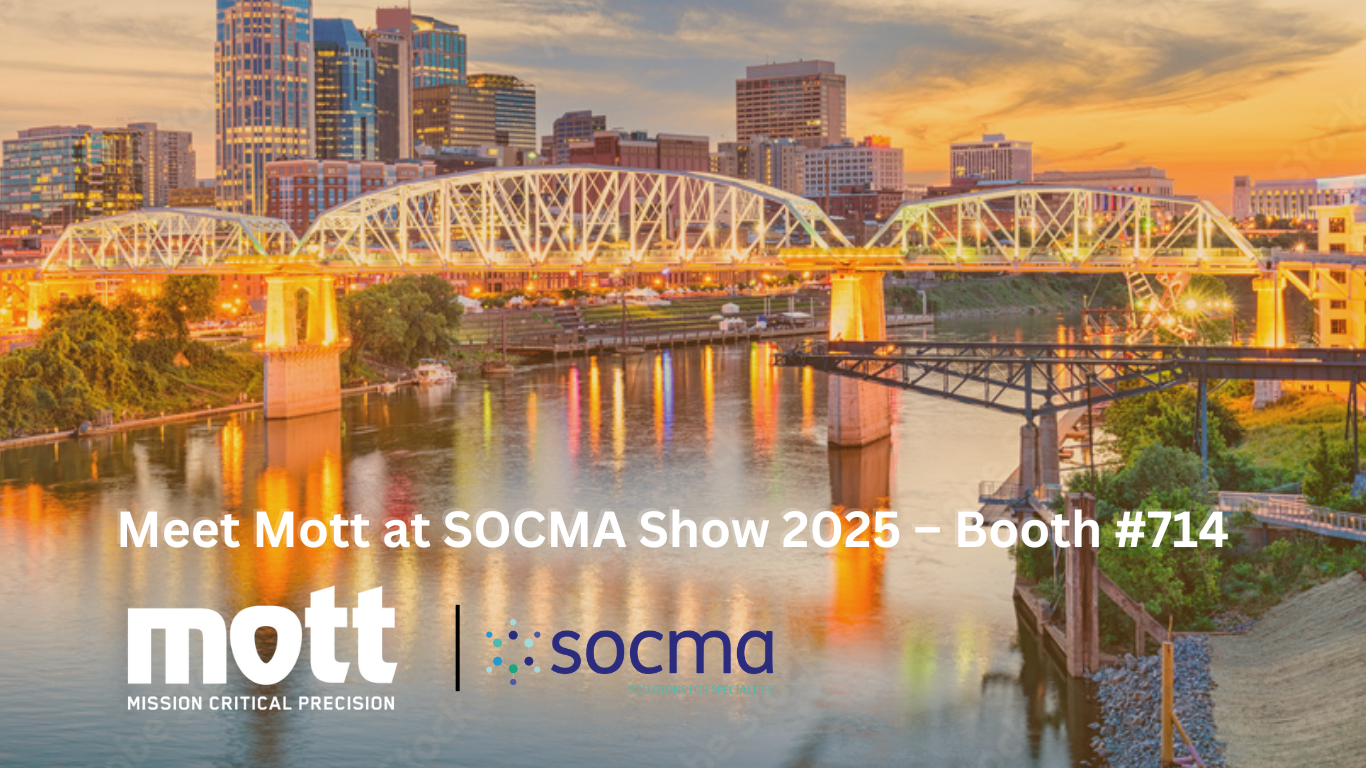 Meet Mott at SOCMA Show 2025 – Booth #714 - Mott Corporation